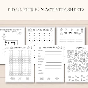 Eid Ul Fitr Activity, Eid Kids Activities, Eid for Kids, Eid Printables ...