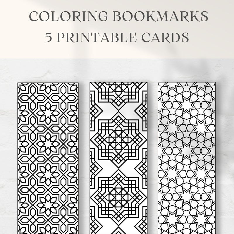 Islamic Bookmarks - Etsy