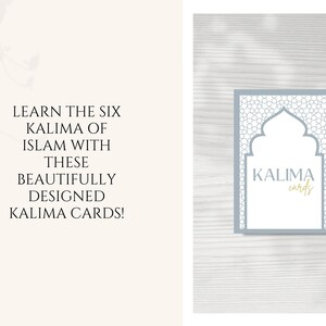 Kalima Flashcards, the Six Kalimas, Kalima of Islam, Kalima Flashcard ...