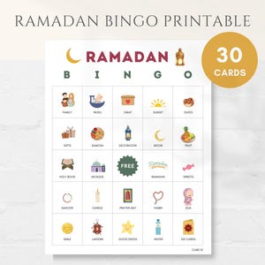 Ramadan Bingo, Ramadan Games, Muslim Kids, Printable Bingo, Ramadan ...