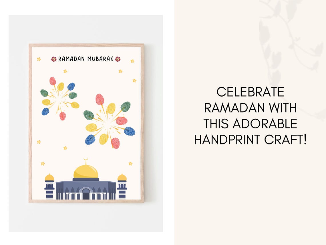 Ramadan Handprint, Ramadan Activity, Ramadan Craft, Ramadan Kids ...