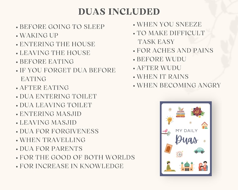 Kids Dua Cards, Islamic Kids Printables, Duas for Kids, Children Dua ...