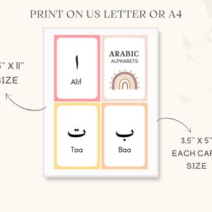 Arabic Alphabet Flashcards, Arabic Alphabet, Arabic Flashcards ...