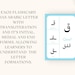 Arabic Alphabet Positions, Arabic Letters, Letter Position, Arabic ...