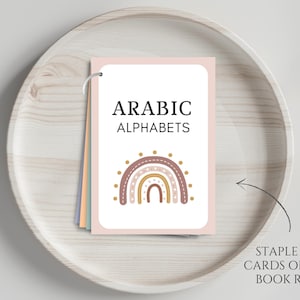 Arabic Alphabet Flashcards, Arabic Alphabet, Arabic Flashcards ...