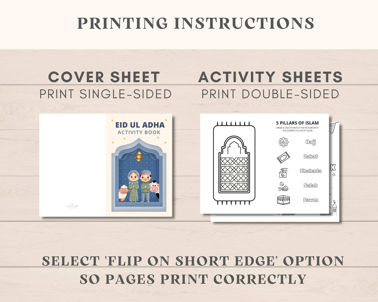 Eid Ul Adha Activity Book Printable, Eid Activity Printable, Hajj Kids ...