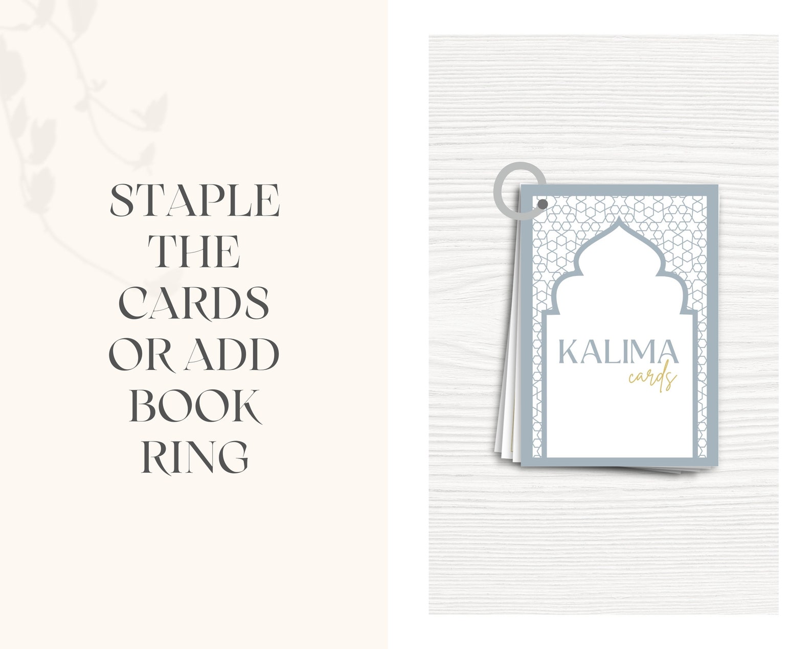 Kalima Flashcards the Six Kalimas Kalima of Islam Kalima - Etsy UK