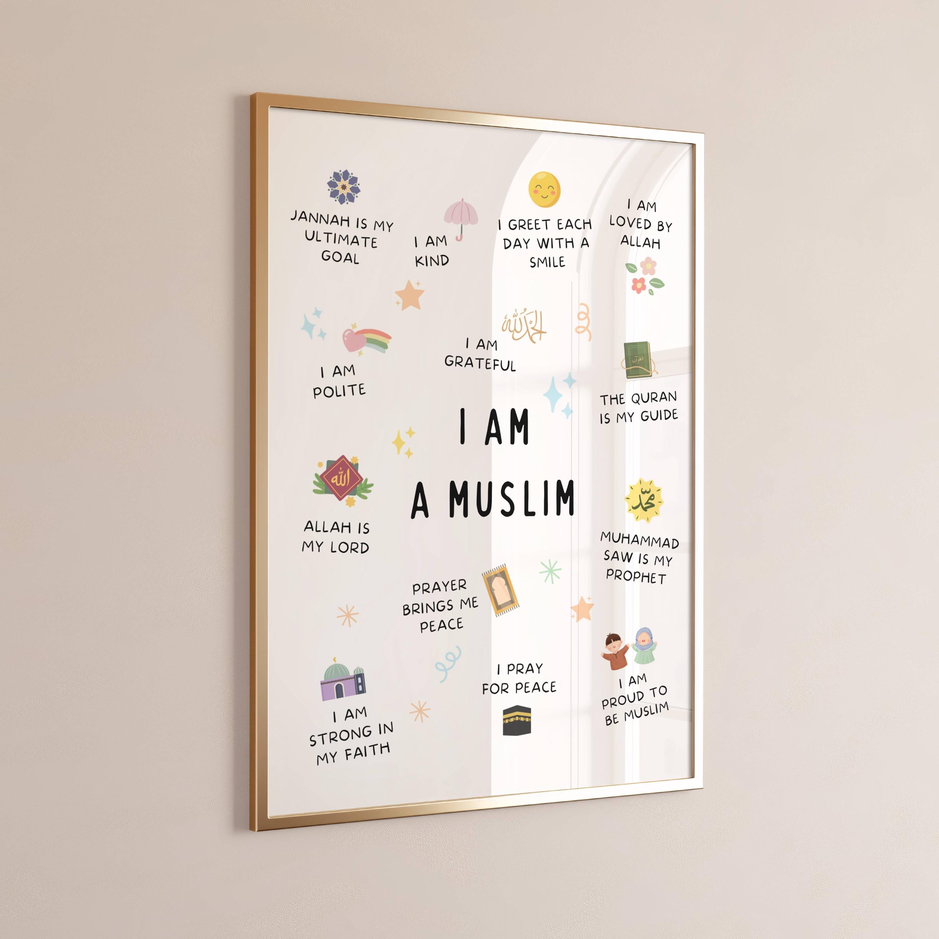 Islamic Educational Poster Bundle: Set of 8, Islamic Educational ...