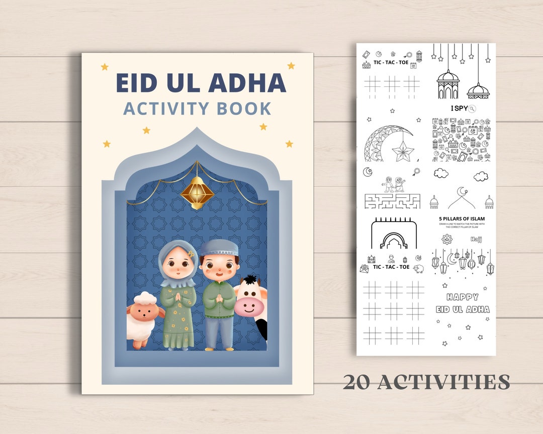Eid Ul Adha Activity Book Printable Eid Activity Printable - Etsy