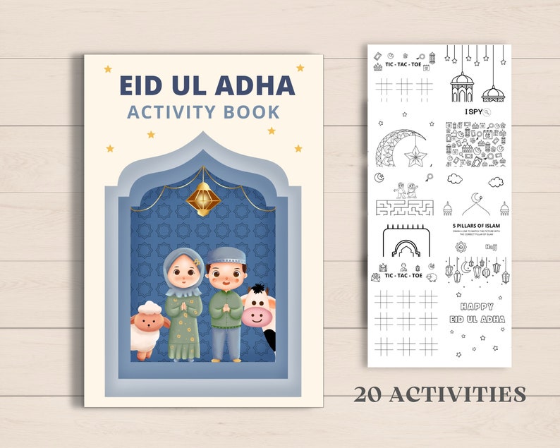 Eid Ul Adha Activity Book Printable Eid Activity Printable - Etsy