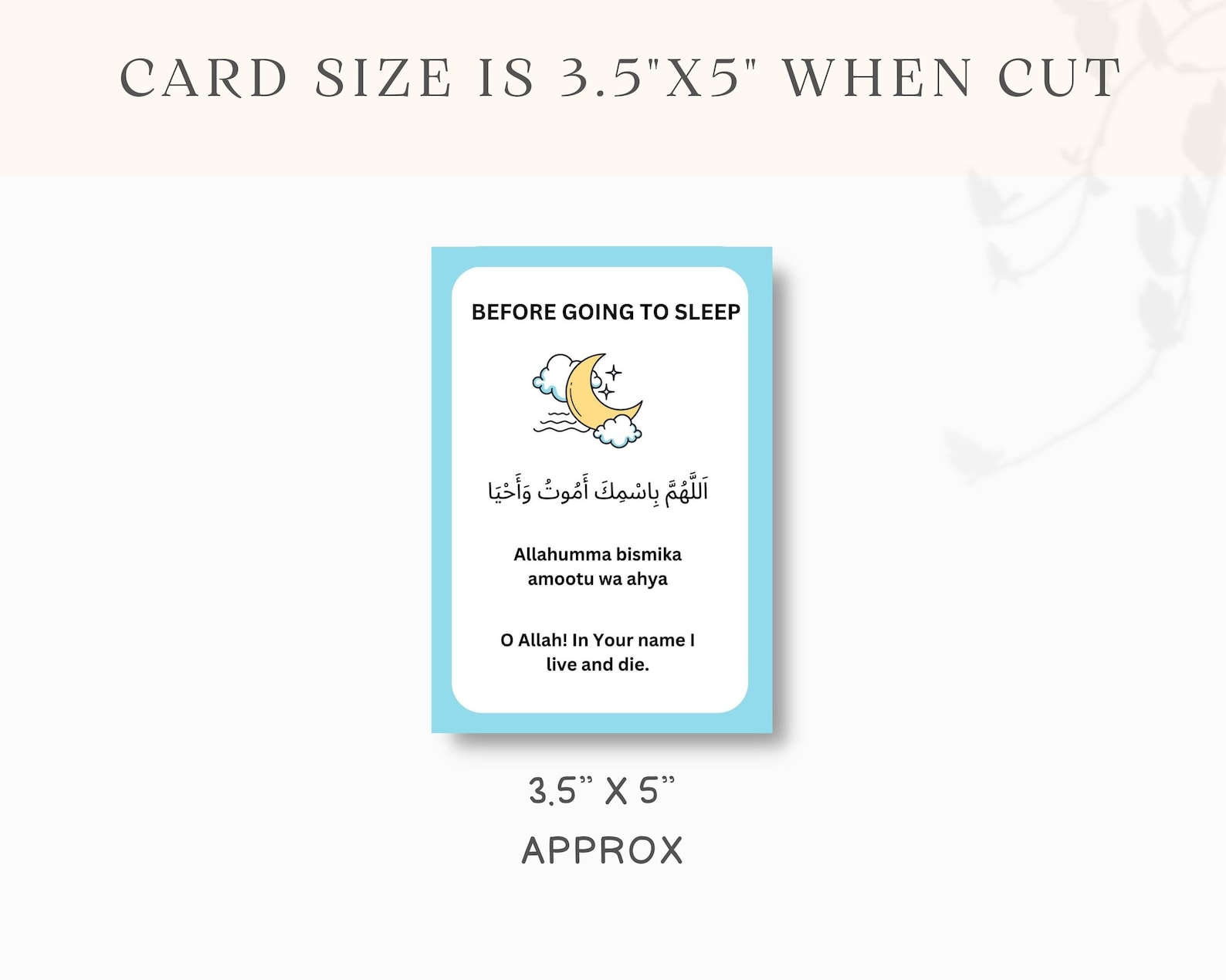 Kids Dua Cards Islamic Kids Printables Duas for Kids - Etsy UK