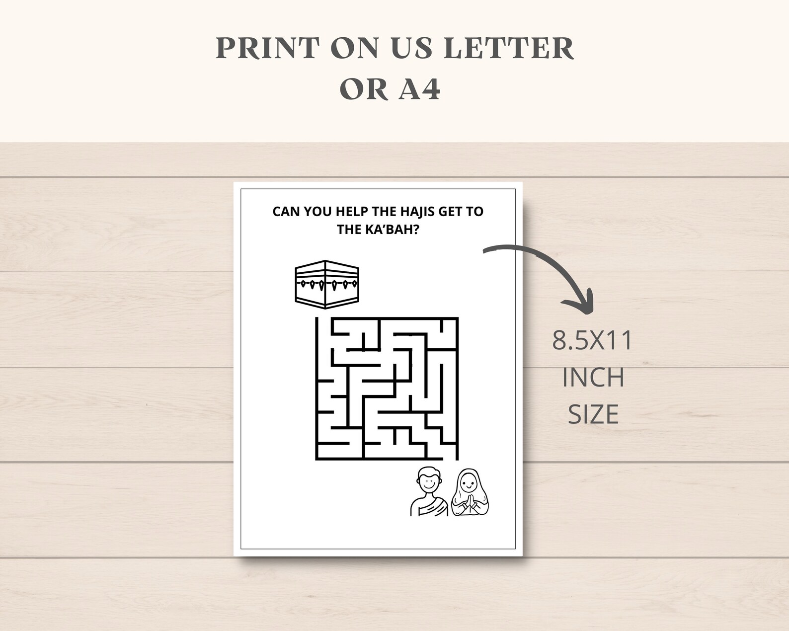 Eid Ul Adha Activity, Eid Activity Printable, Hajj Kids Activity, Eid ...