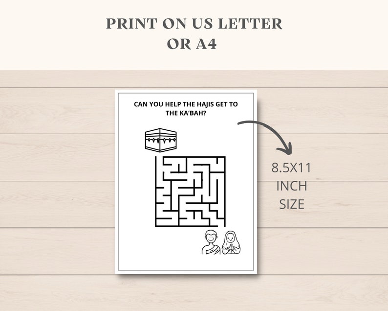 Eid Ul Adha Activity, Eid Activity Printable, Hajj Kids Activity, Eid ...