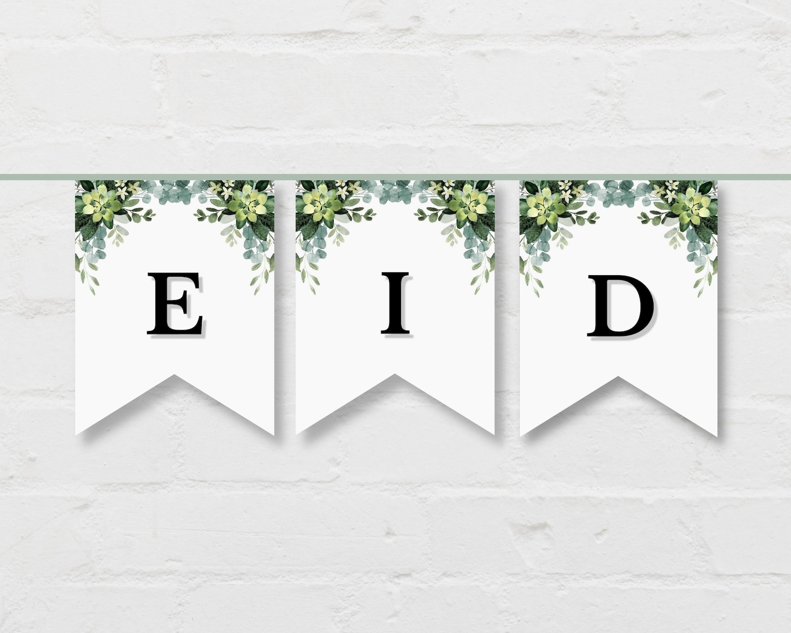 Eid Banner Printable Eid Mubarak Banner Eid Decoration Eid - Etsy