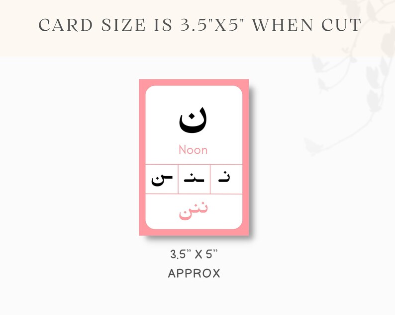 Arabic Alphabet Positions Arabic Letters Letter Position - Etsy Canada