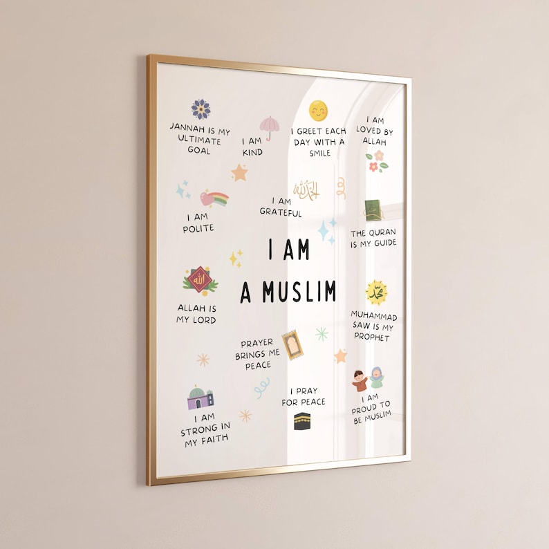 Islamic Educational Poster Bundle: Set of 6, Islamic Educational ...