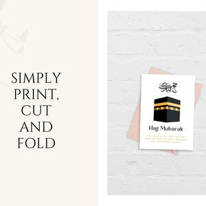 Hajj Mubarak Card Printable, Hajj Mubarak Card, Hajj Mubarak, Hajj ...