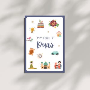 Kids Dua Cards, Islamic Kids Printables, Duas for Kids, Children Dua ...
