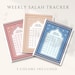 Salah Tracker Printable, Daily Salah Tracker, Salah Chart, Prayer Chart ...