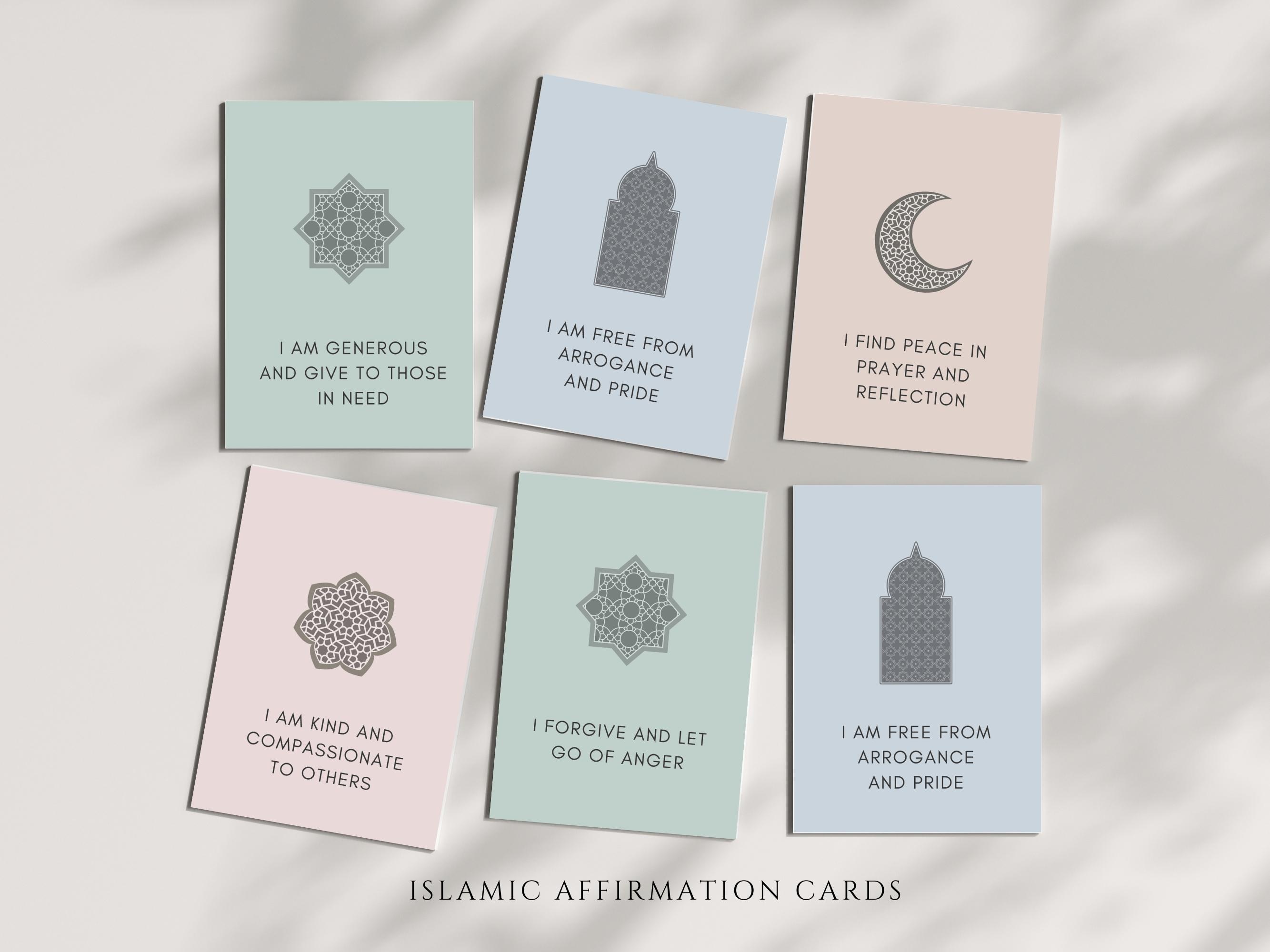 Islamic Affirmation Cards, Muslim Affirmations, Islamic Printables ...