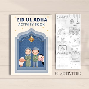 Eid Ul Adha Activity Book Printable, Eid Activity Printable, Hajj Kids ...
