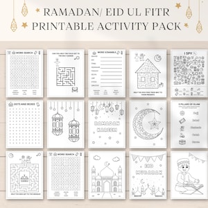 Ramadan Activity Printable, Eid Activities, Ramadan Activity Book ...