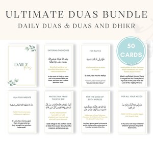 Islamic Dua Cards, Dua Cards Printable, Dua Book, Duas PDF, Daily Duas ...