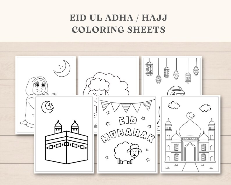 Eid Ul Adha Activity Eid Activity Printable Hajj Kids - Etsy