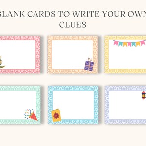 Eid Scavenger Hunt Printable, Eid Activity, Eid Games, Indoor Treasure ...