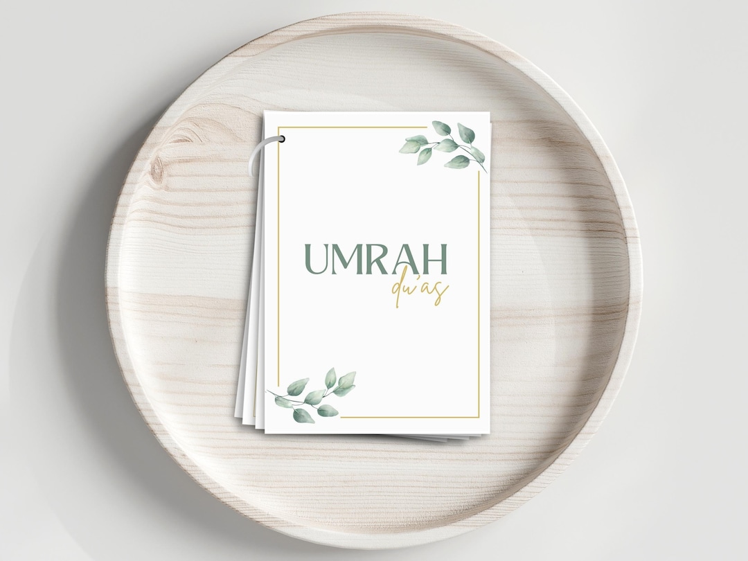 Umrah Flashcards Printable, Umrah Guide PDF, Umrah Dua Cards, Umrah ...