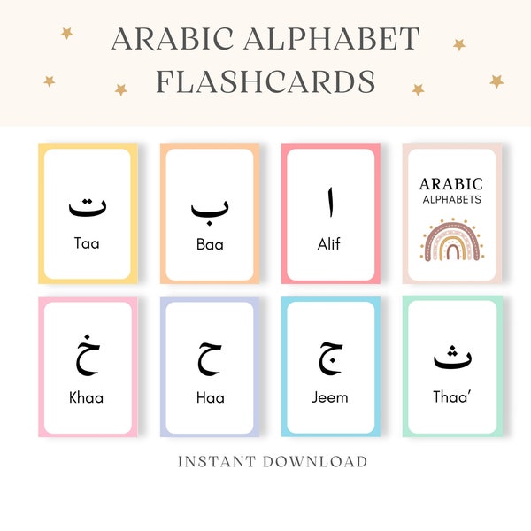 Arabic Alphabet - Etsy