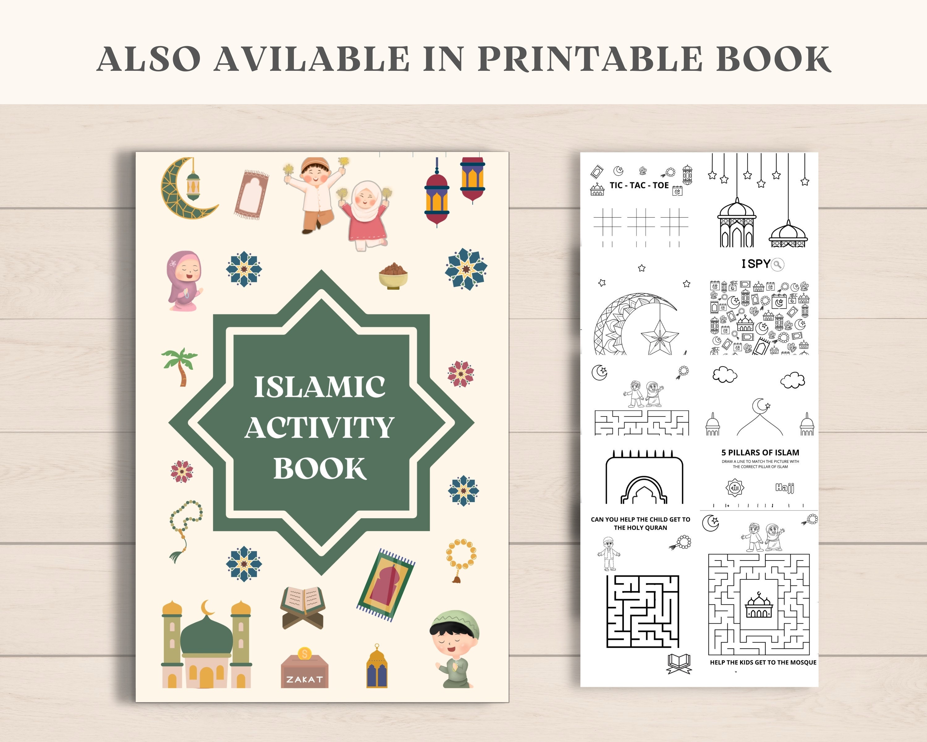 Islamic Activities Printable Islamic Kids Activity Islamic - Etsy