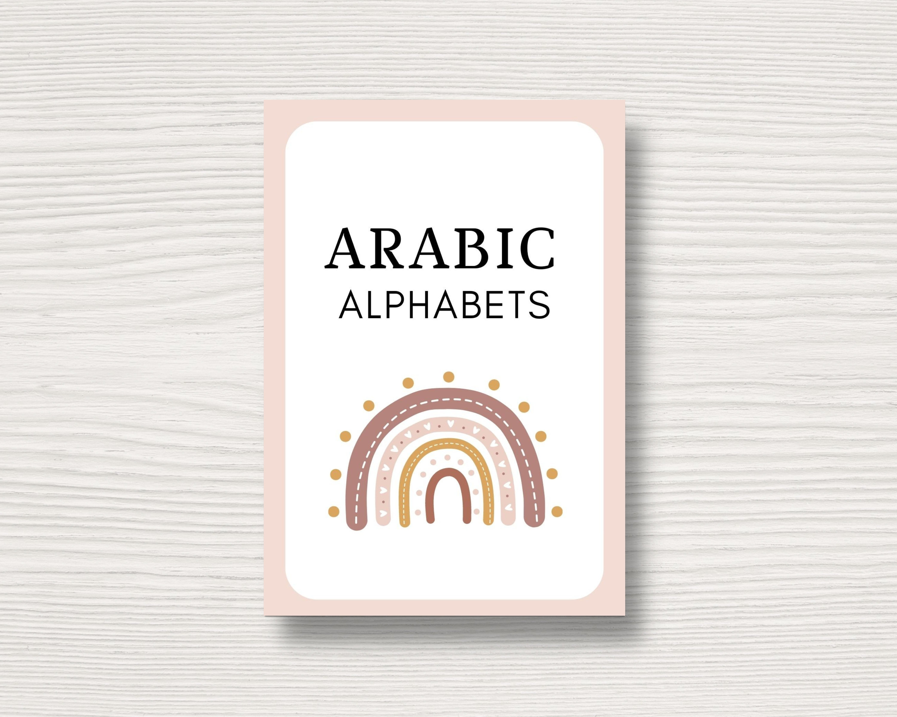 Arabic Alphabet Flashcards Arabic Alphabet Arabic - Etsy