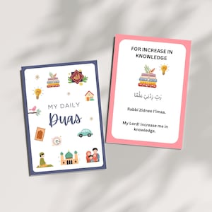 Kids Dua Cards, Islamic Kids Printables, Duas for Kids, Children Dua ...
