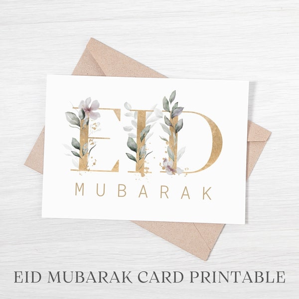 Eid Cards Printable - Etsy