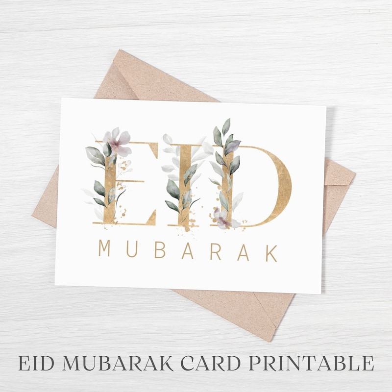 Eid Cards Printable - Etsy