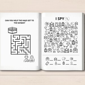 Eid Ul Adha Activity Book Printable, Eid Activity Printable, Hajj Kids ...