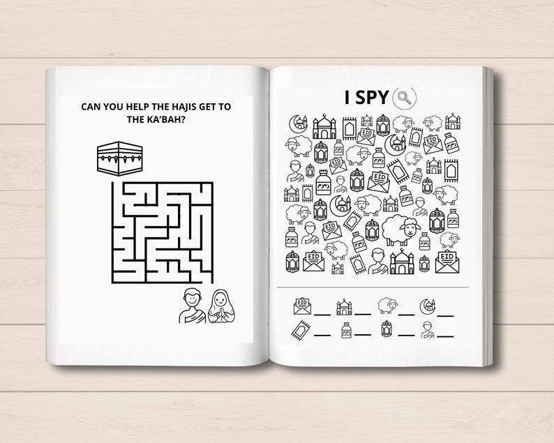 Eid Ul Adha Activity Book Printable Eid Activity Printable - Etsy