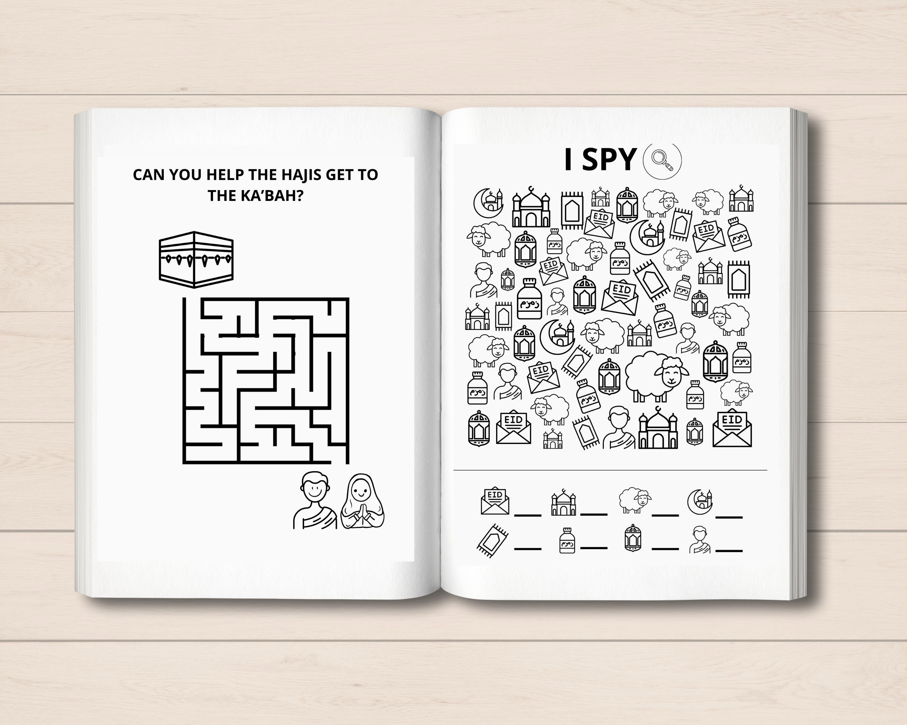 Eid Ul Adha Activity Book Printable Eid Activity Printable - Etsy