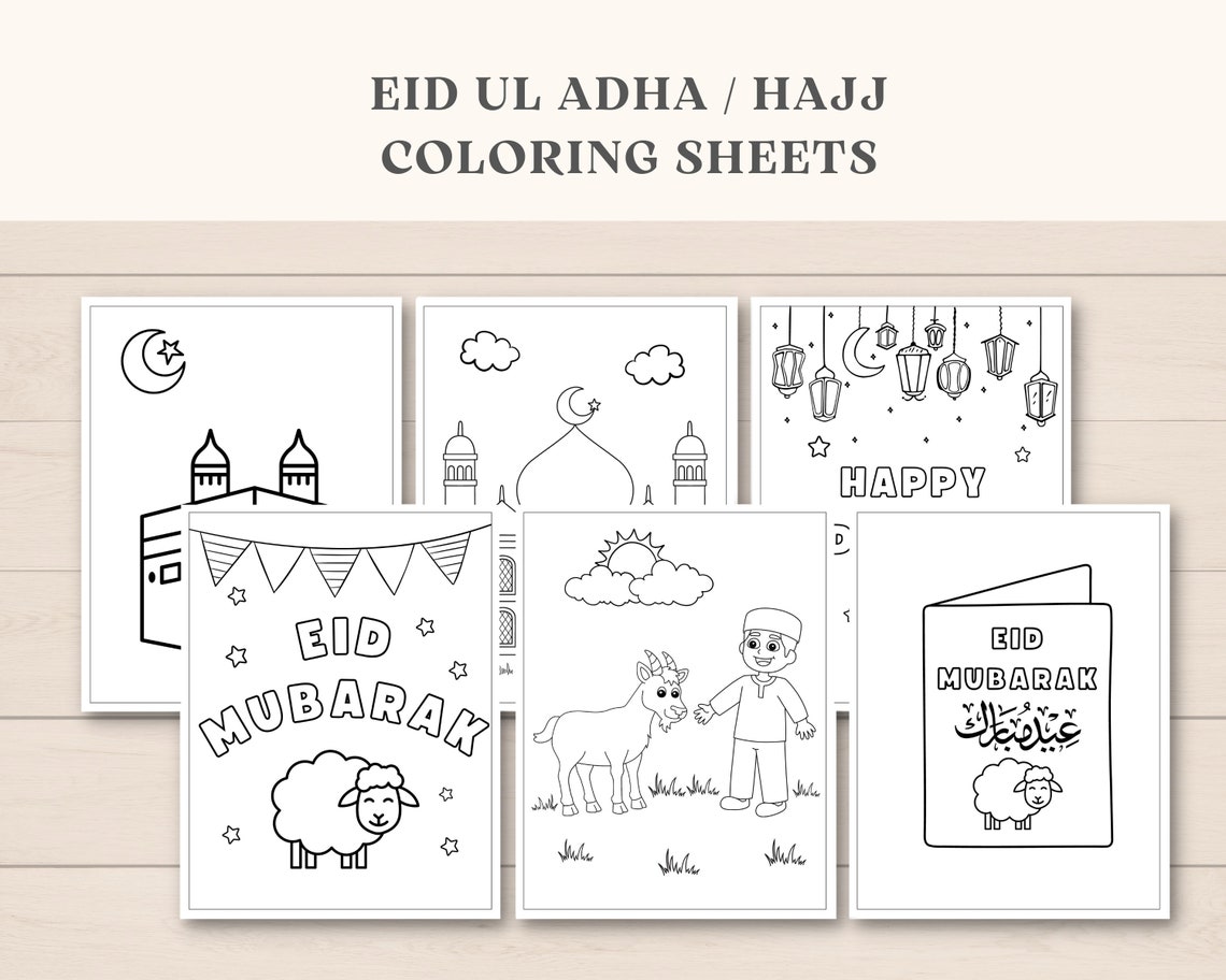 Eid Ul Adha Activity Eid Activity Printable Hajj Kids - Etsy UK
