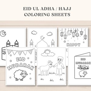 Eid Ul Adha Activity, Eid Activity Printable, Hajj Kids Activity, Eid ...