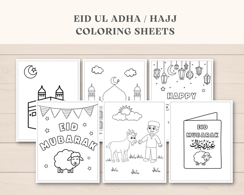 Eid Ul Adha Activity Eid Activity Printable Hajj Kids - Etsy