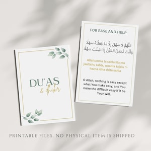 Dua Cards, Islamic Duas, Dua Cards Printable, Dua Book, Duas PDF, Daily ...