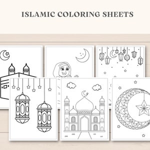 Islamic Activities Printable, Islamic Kids Activity, Islamic Coloring ...
