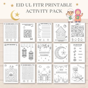 Eid Ul Fitr Activity, Eid Kids Activities, Eid for Kids, Eid Printables ...