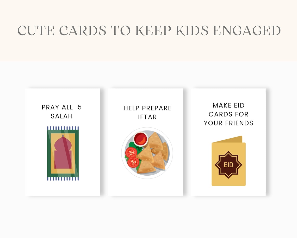 Good Deeds Cards Printable Ramadan Cards Ramadan Advent - Etsy Australia
