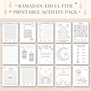 Ramadan Activity Printable, Eid Activities, Ramadan Activity Book ...