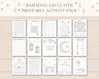 Ramadan Activity Printable, Eid Activities, Ramadan Activity Book ...