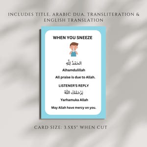 Kids Dua Cards, Islamic Kids Printables, Duas for Kids, Children Dua ...