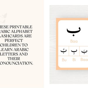 Arabic Alphabet Vowel Flashcards, Arabic Alphabet Pronunciation, Arabic ...